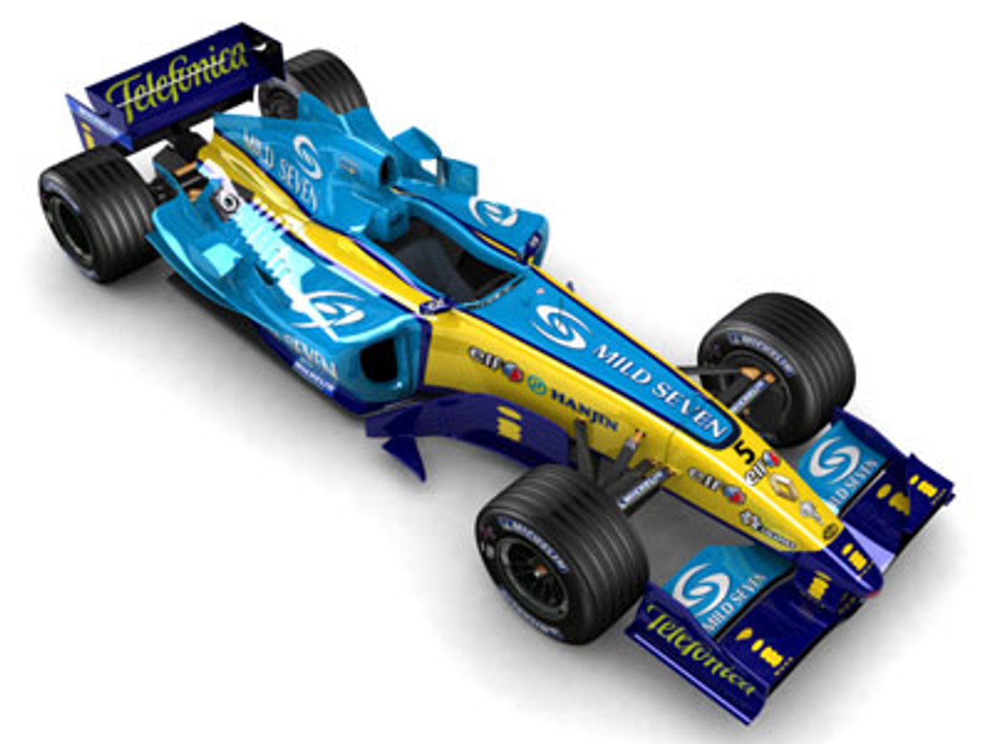 Renault F1 R25 Car 3d Model