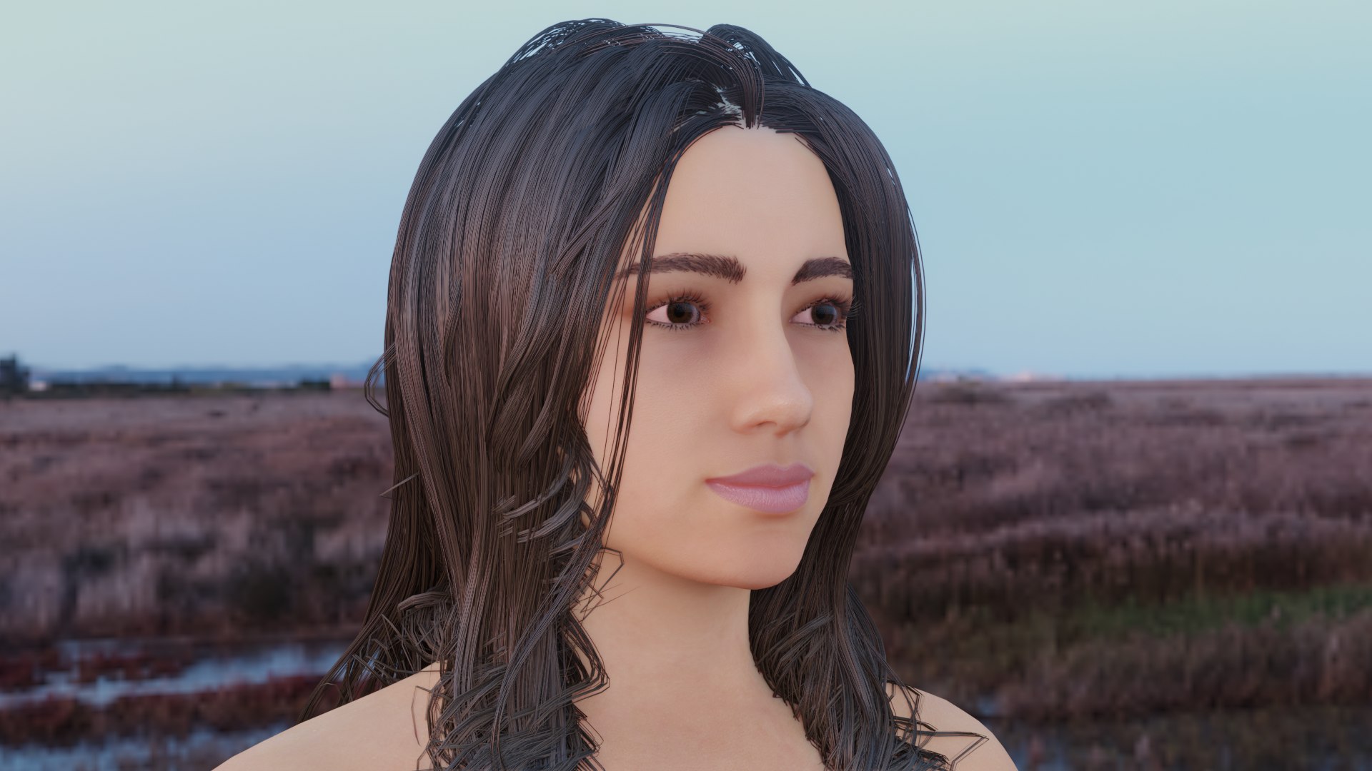 Realistic Beauty Female Model - TurboSquid 1766791