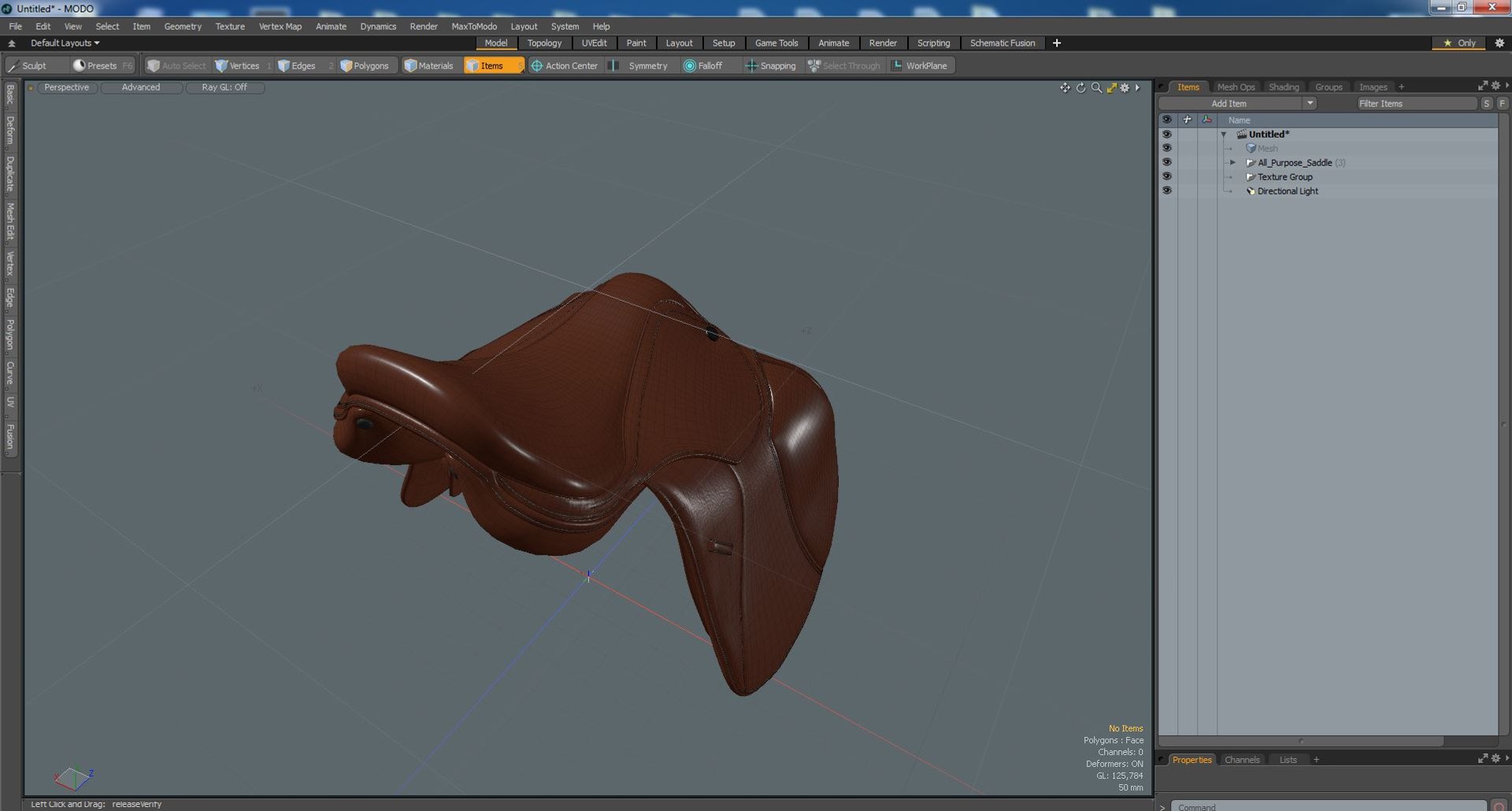 All Purpose Saddle 3D Model - TurboSquid 2167647