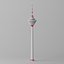 3D Malaysia Kuala Lumpur Tower Landmark Model - TurboSquid 1796291