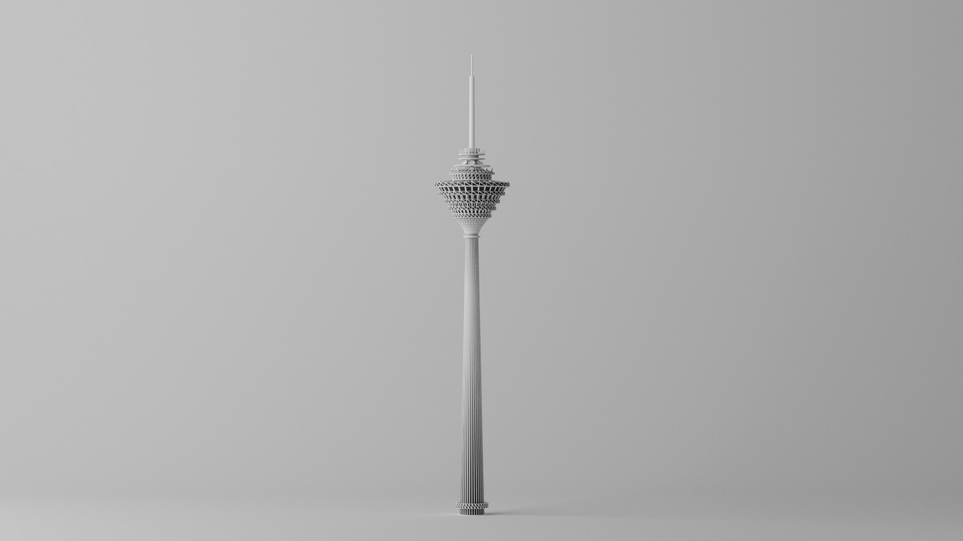 3D Malaysia Kuala Lumpur Tower Landmark Model - TurboSquid 1796291