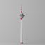 3D Malaysia Kuala Lumpur Tower Landmark Model - TurboSquid 1796291