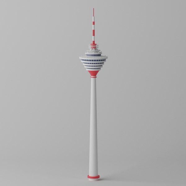 3D Malaysia Kuala Lumpur Tower Landmark model - TurboSquid 1796291
