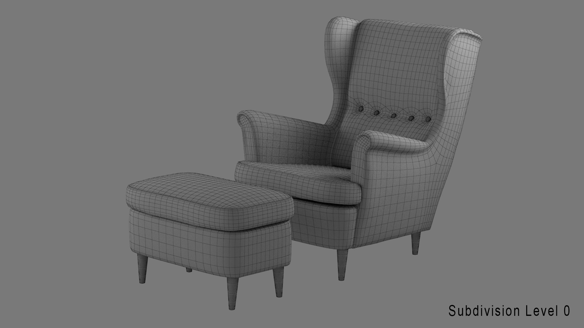 3D Ikea Strandmon - TurboSquid 1443113