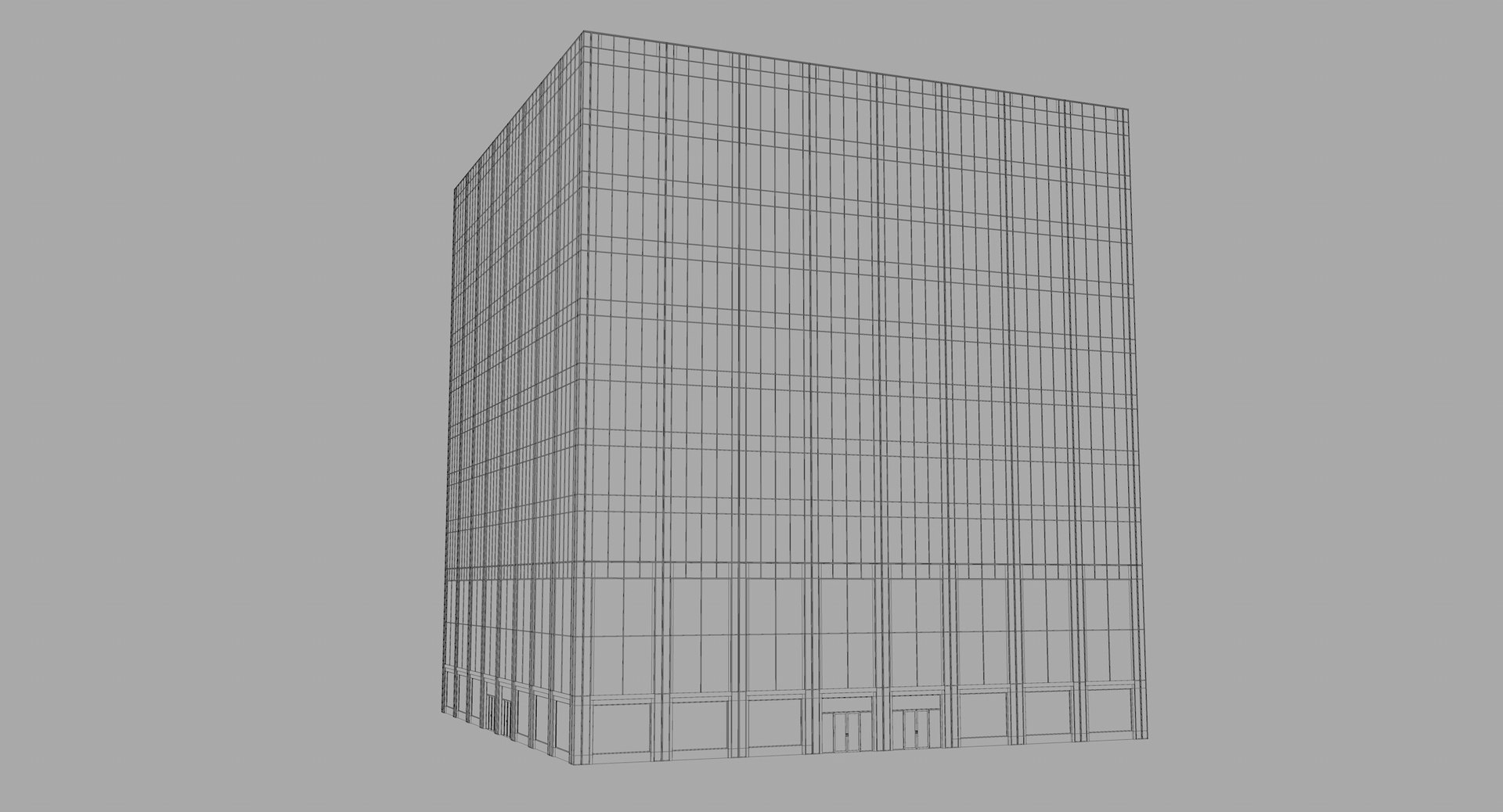 3D 7 Glass Building Modules 01 Model - TurboSquid 1883284