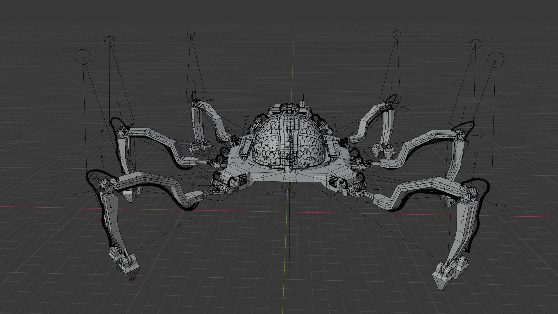 3D Spider Tank Spidertrone Mark5 Sci-fi - TurboSquid 2341189
