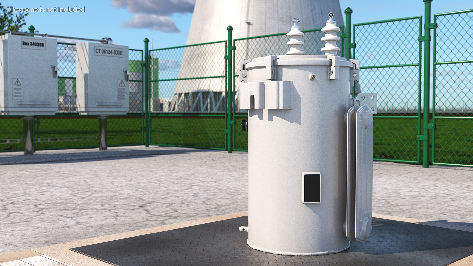 Single Phase Electric Pole Transformer Model - TurboSquid 2170490