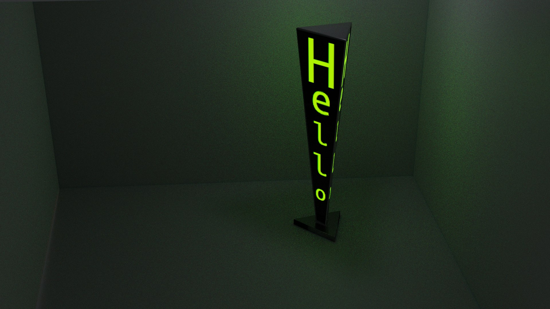 3D triangle oled screen - TurboSquid 1868770