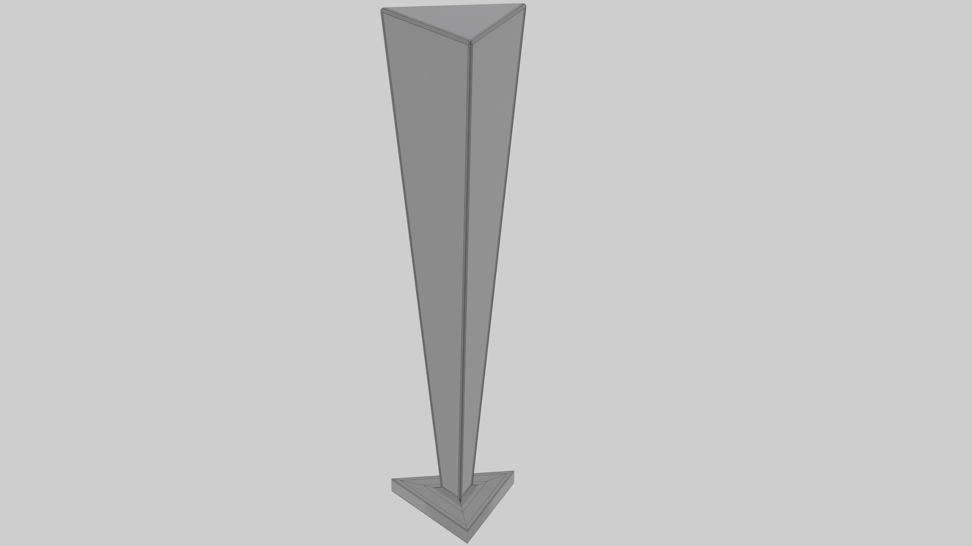 3D triangle oled screen - TurboSquid 1868770