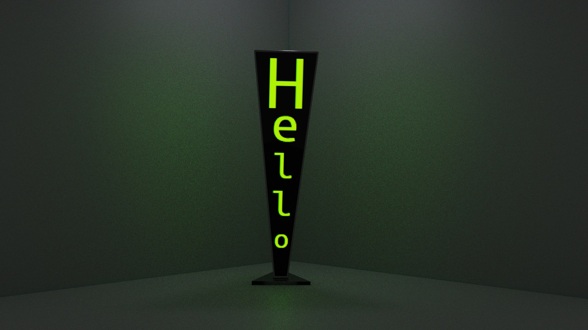 3D triangle oled screen - TurboSquid 1868770