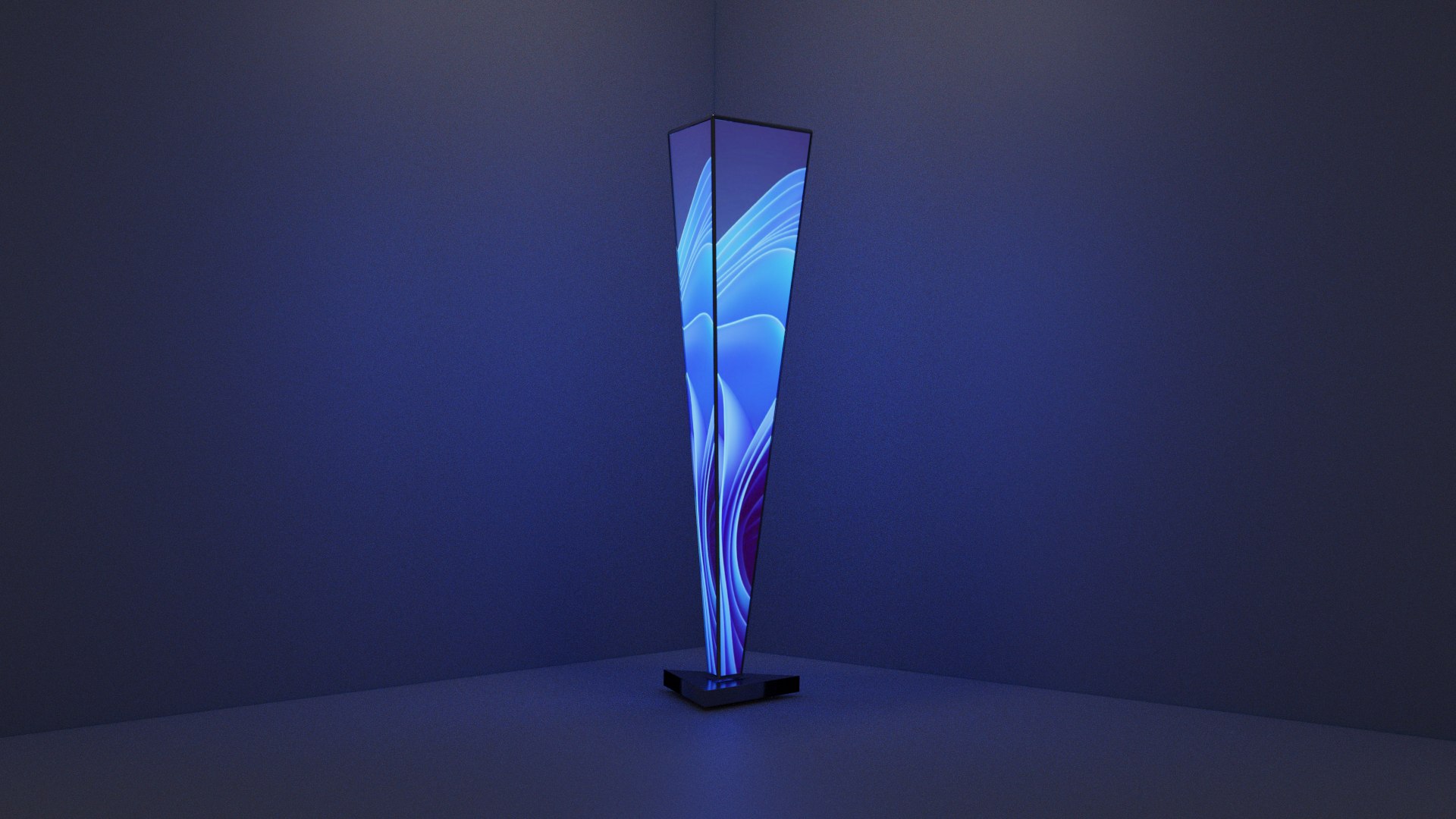 3D triangle oled screen - TurboSquid 1868770