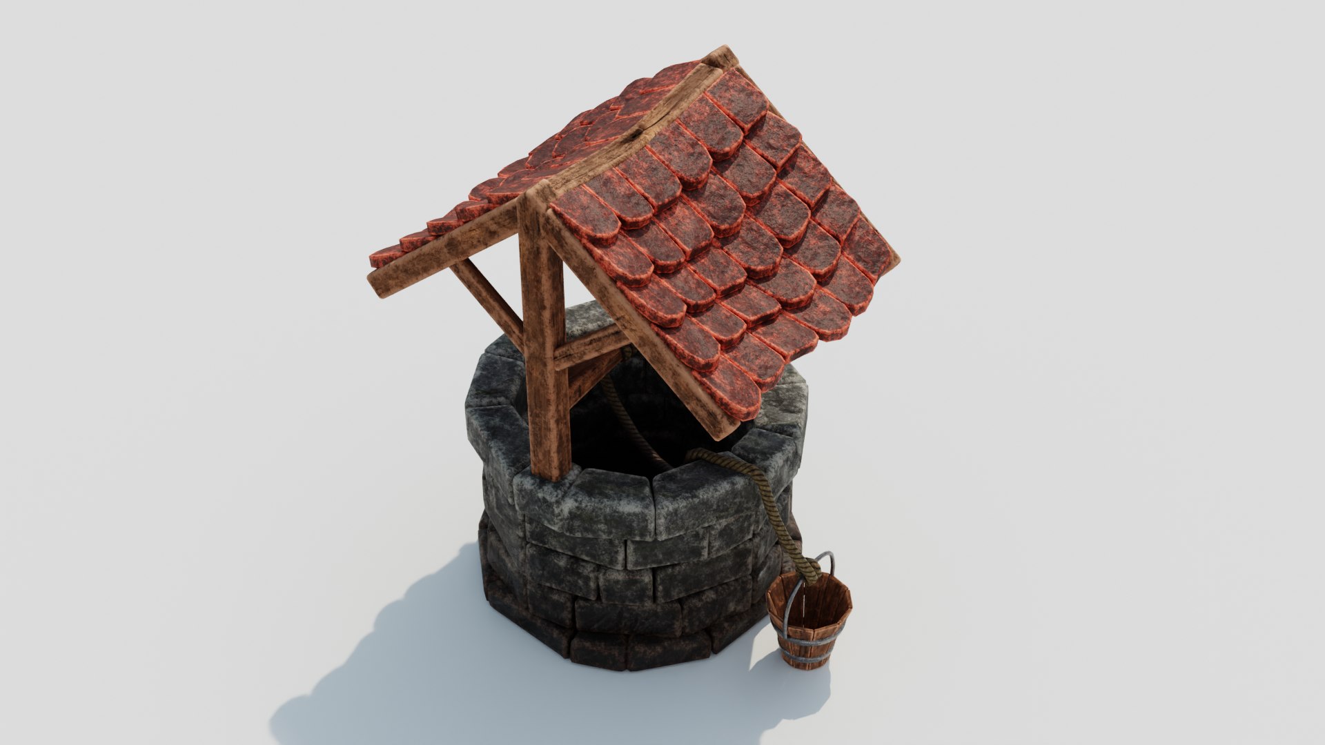 3D Stylized Medieval Well Model - TurboSquid 2061957