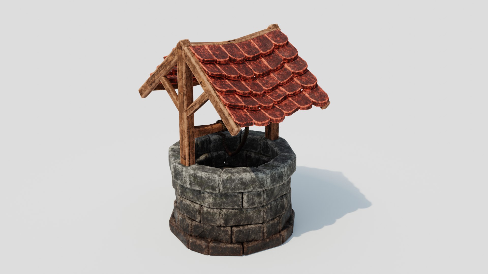 3D Stylized Medieval Well Model - TurboSquid 2061957
