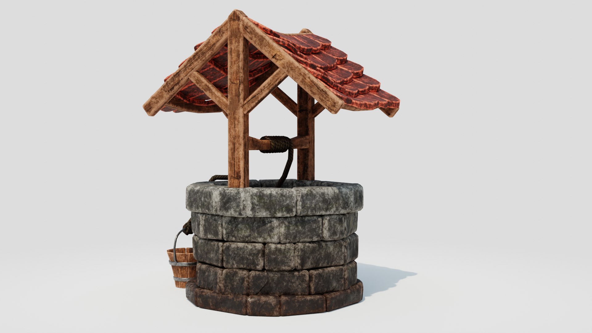 3D Stylized Medieval Well Model - TurboSquid 2061957
