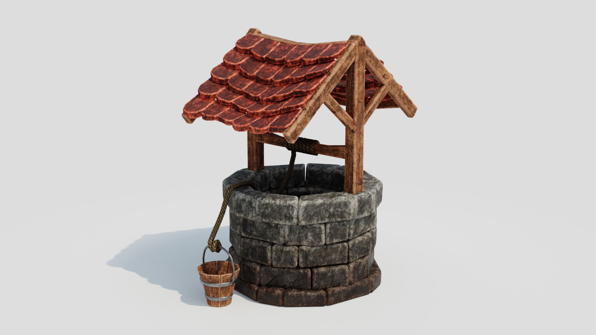 3D Stylized Medieval Well Model - TurboSquid 2061957