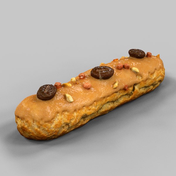 eclair mocca 3d obj