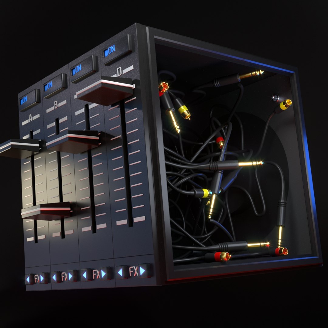 3D Model Dj Mixer - TurboSquid 1599347