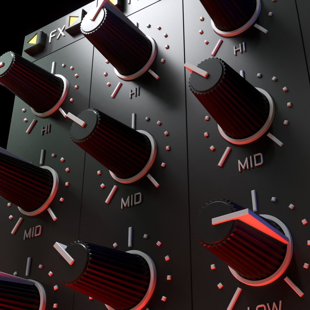 3D Model Dj Mixer - TurboSquid 1599347