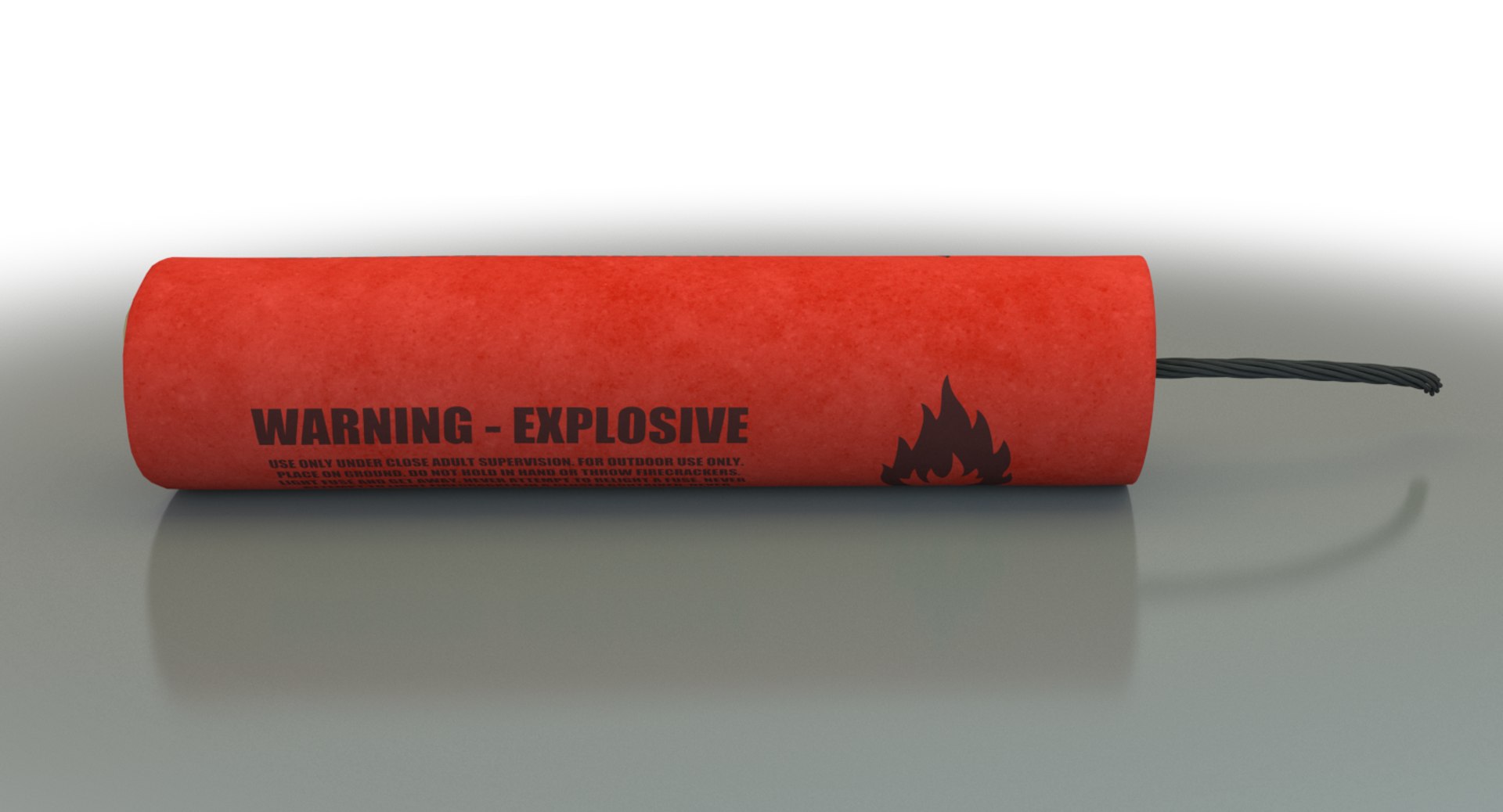 Firecracker Cracker 3D Model - TurboSquid 1361652