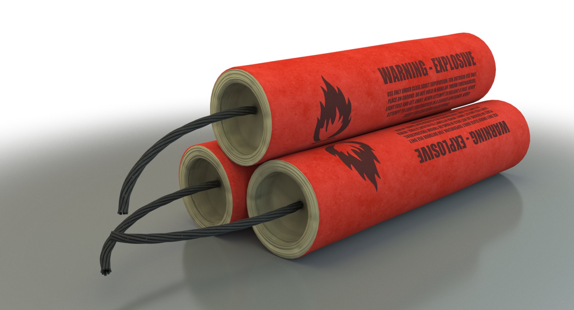 Firecracker Cracker 3D Model - TurboSquid 1361652