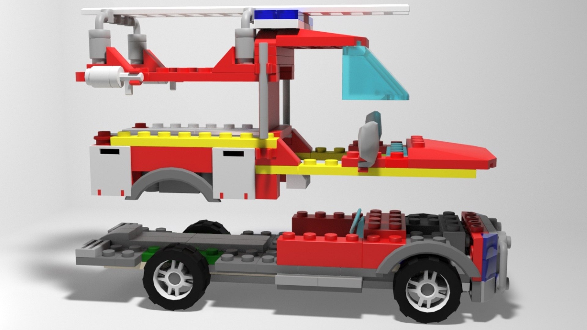 LEGO Fire Chief Response Truck Model - TurboSquid 1978179