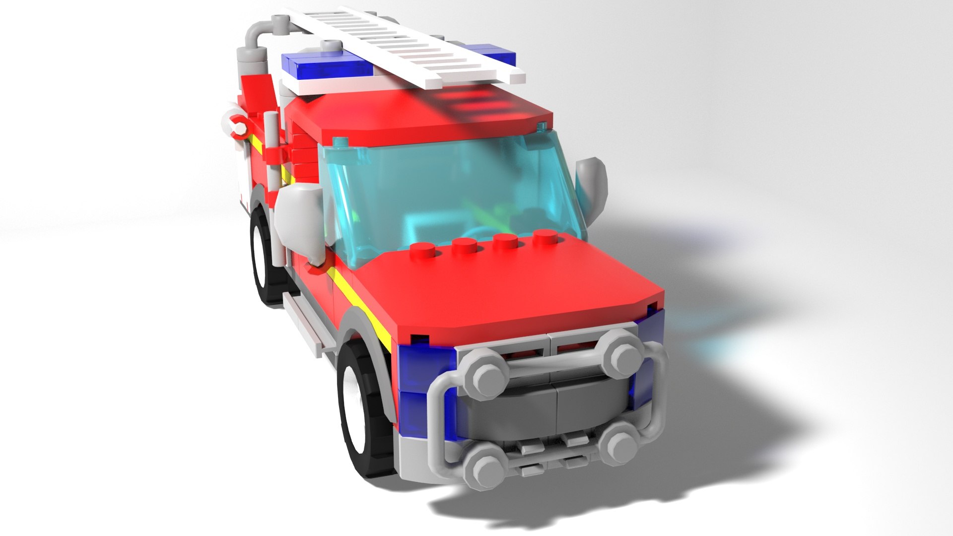 LEGO Fire Chief Response Truck Model - TurboSquid 1978179