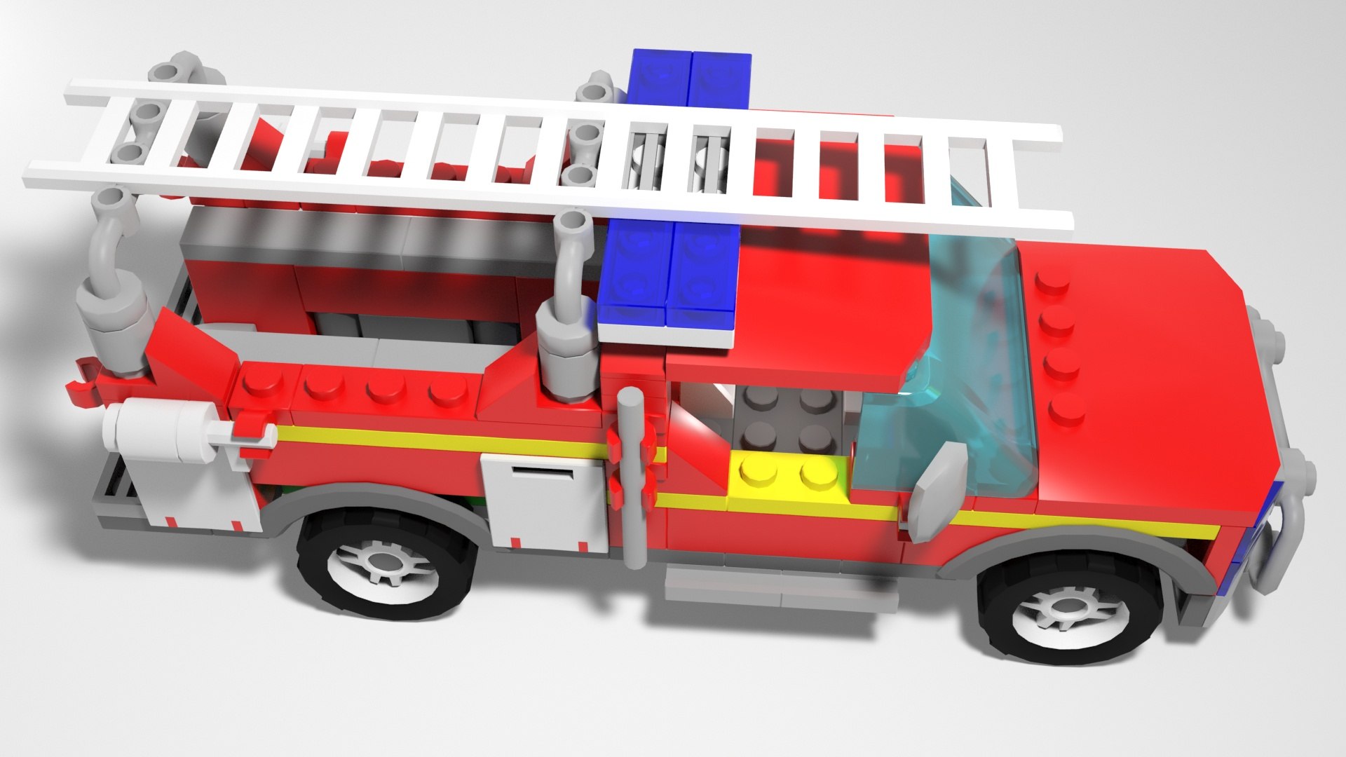 LEGO Fire Chief Response Truck Model - TurboSquid 1978179