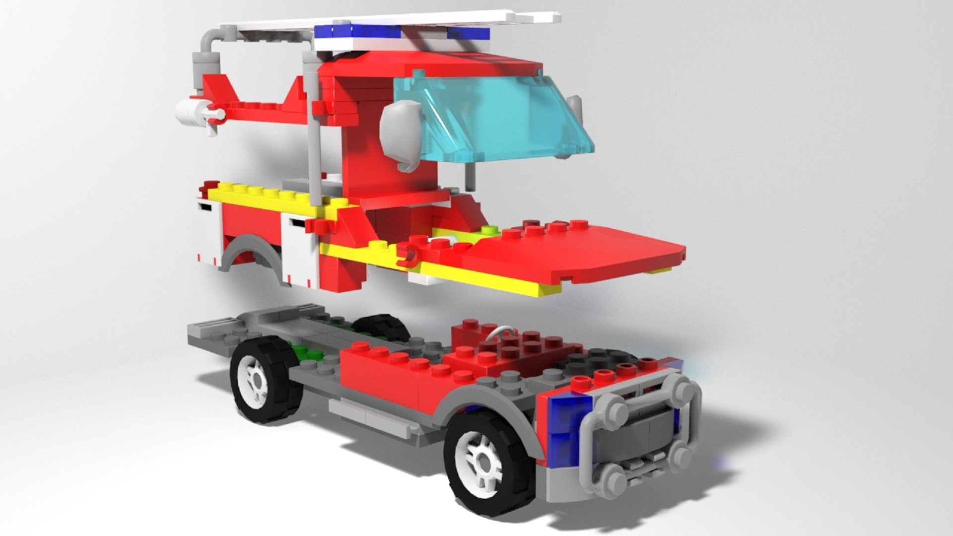 LEGO Fire Chief Response Truck Model - TurboSquid 1978179