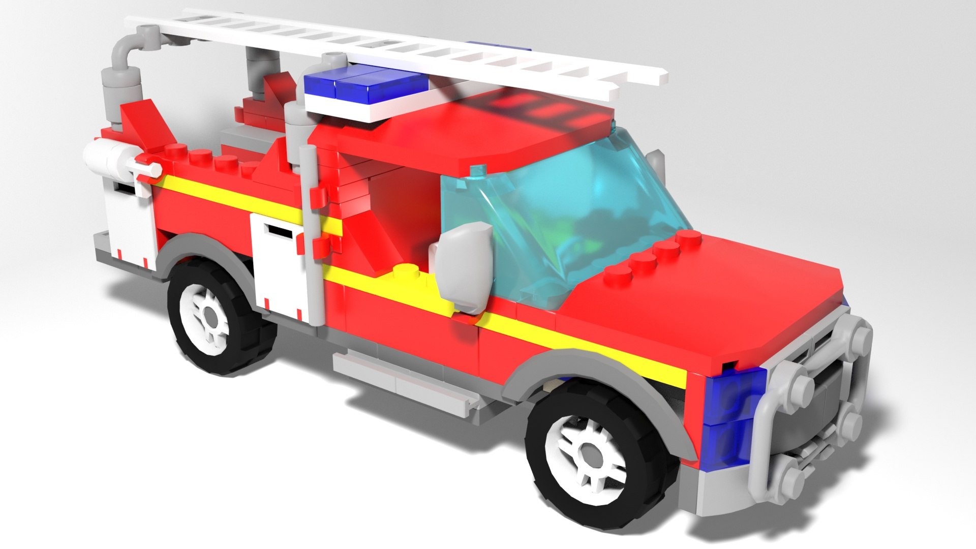 LEGO Fire Chief Response Truck Model - TurboSquid 1978179