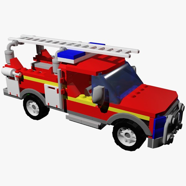 LEGO Fire Chief Response Truck3Dモデル - TurboSquid 1978179