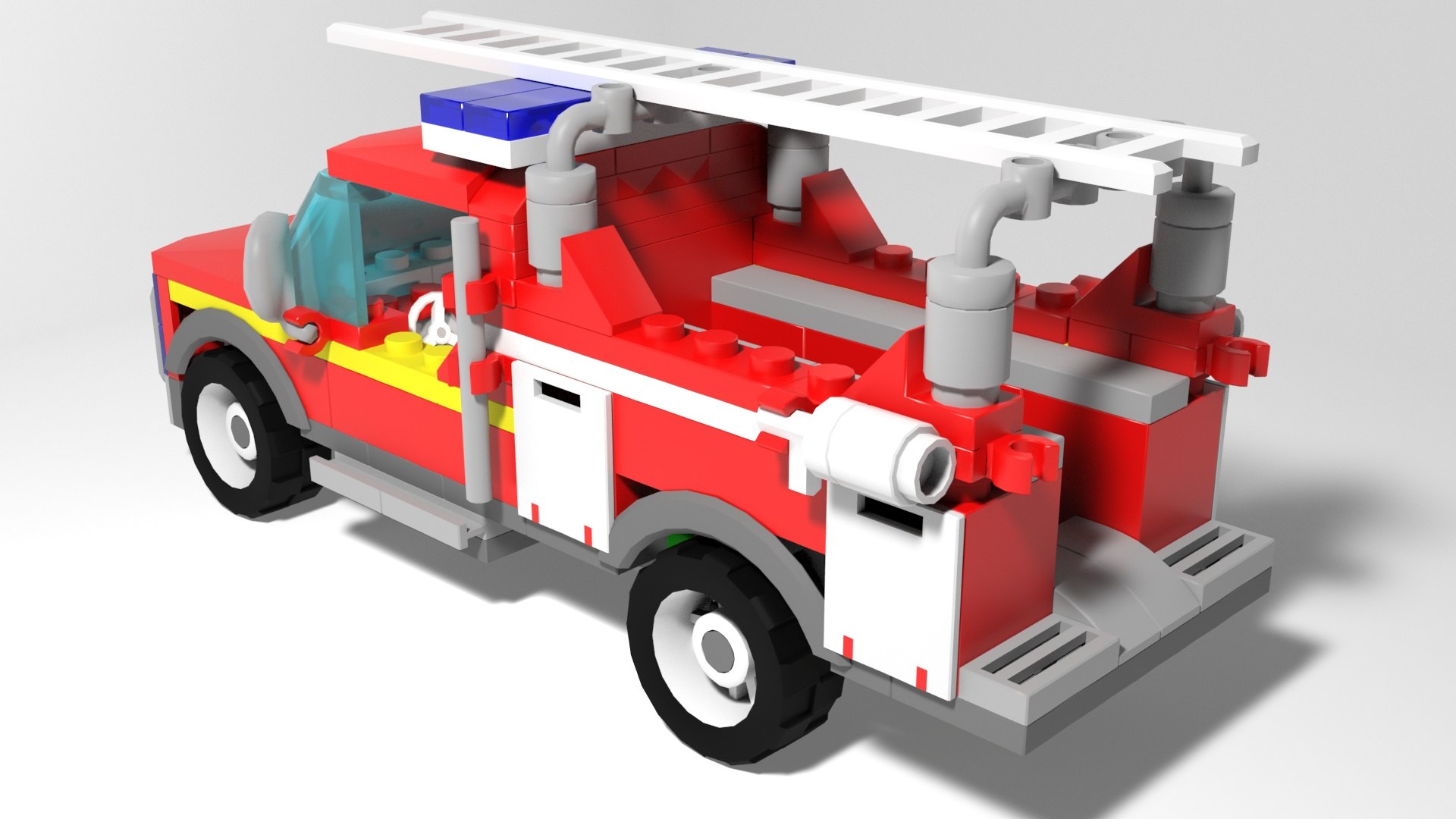LEGO Fire Chief Response Truck Model - TurboSquid 1978179