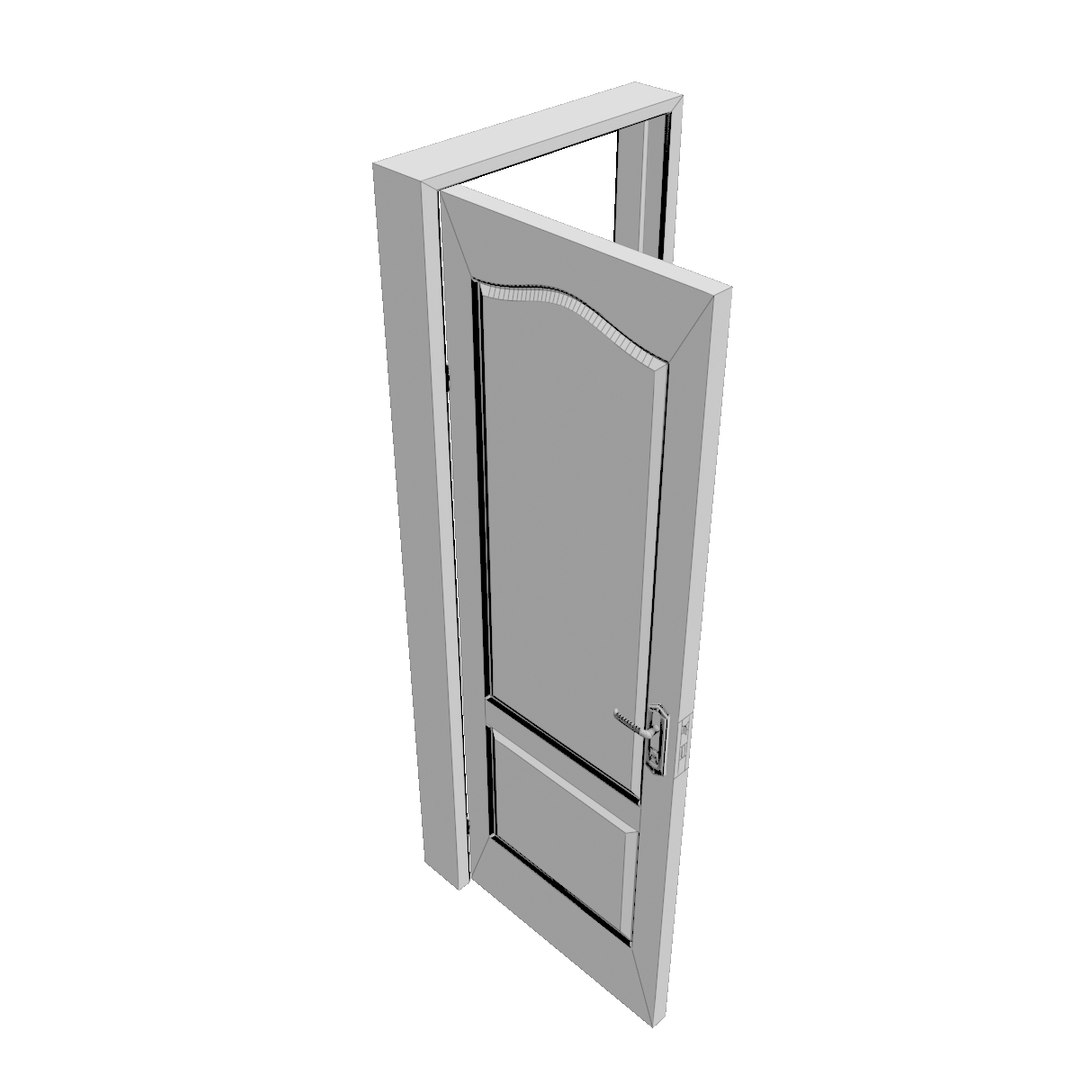3d Model Of Door