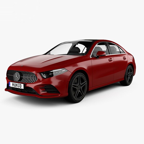 modelo 3d Mercedes-Benz Clase A L Sport sedán con especificaciones CN ...