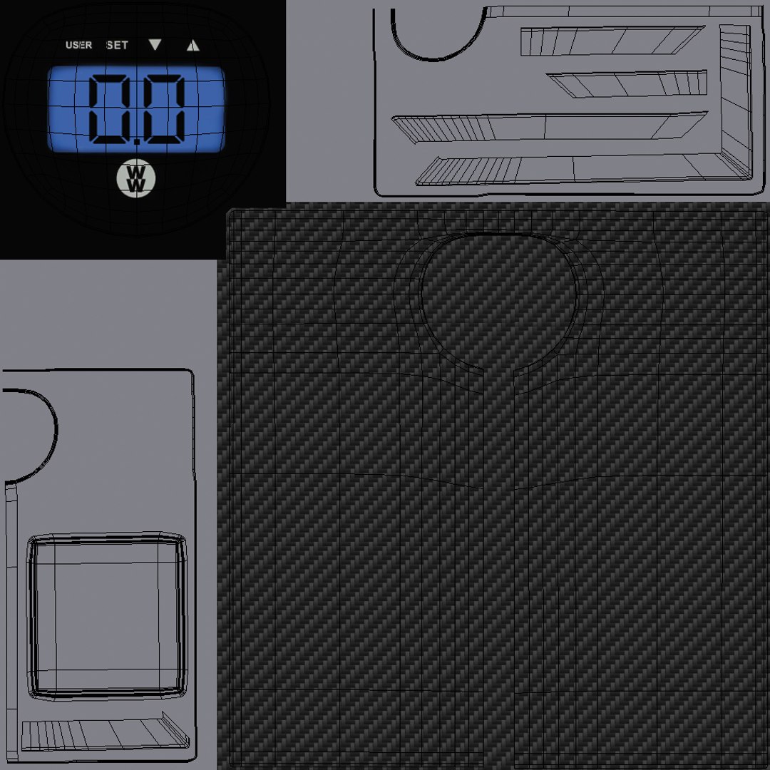 Digital Weight Scale Model - TurboSquid 1756235