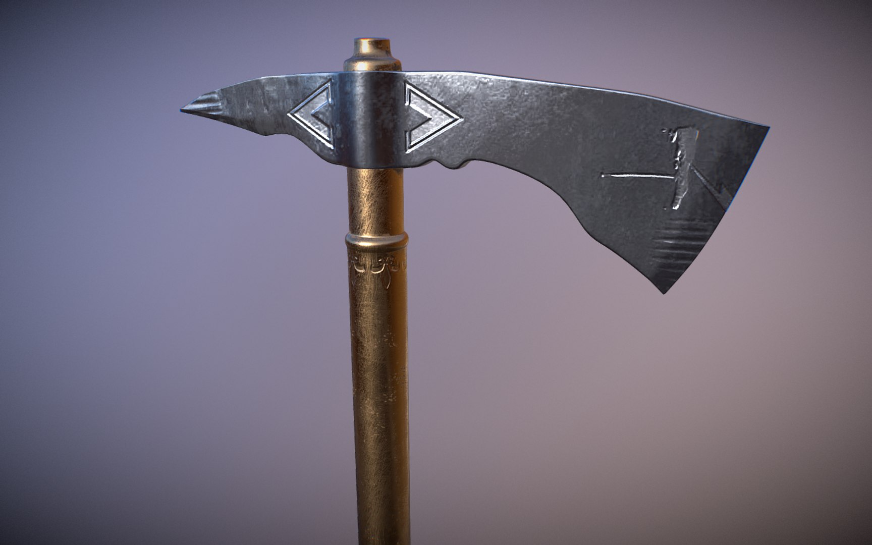 Medieval Hand Axe 3D Model - TurboSquid 1256469