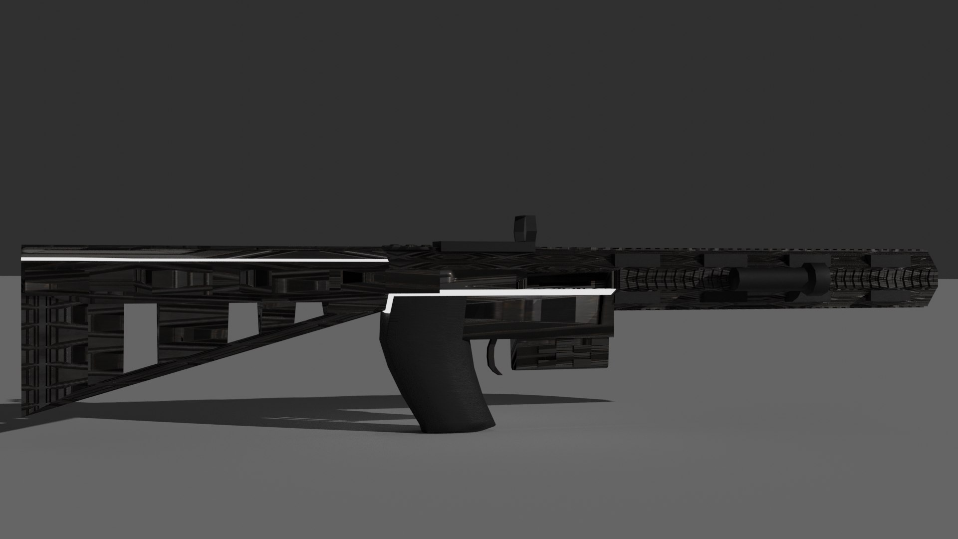 Blender Gun Games Weapon 3D Model - TurboSquid 1651532