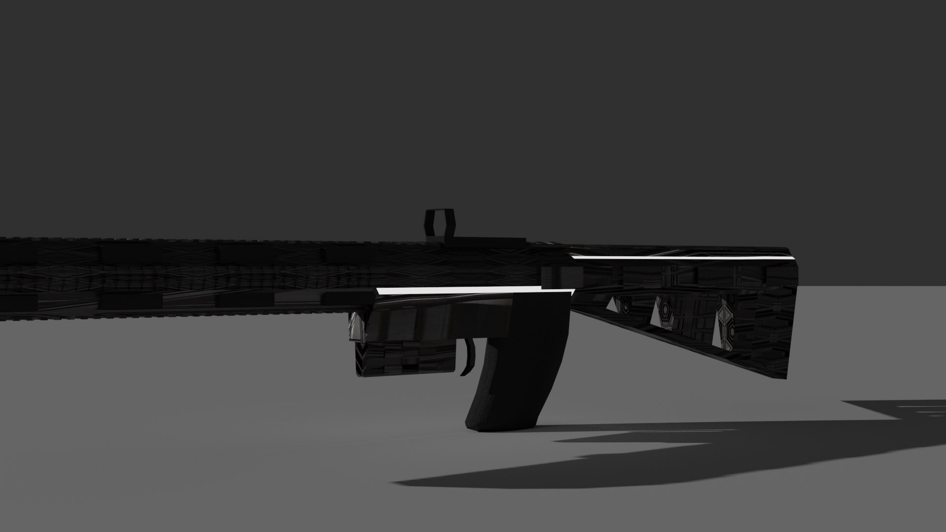 Blender Gun Games Weapon 3D Model - TurboSquid 1651532