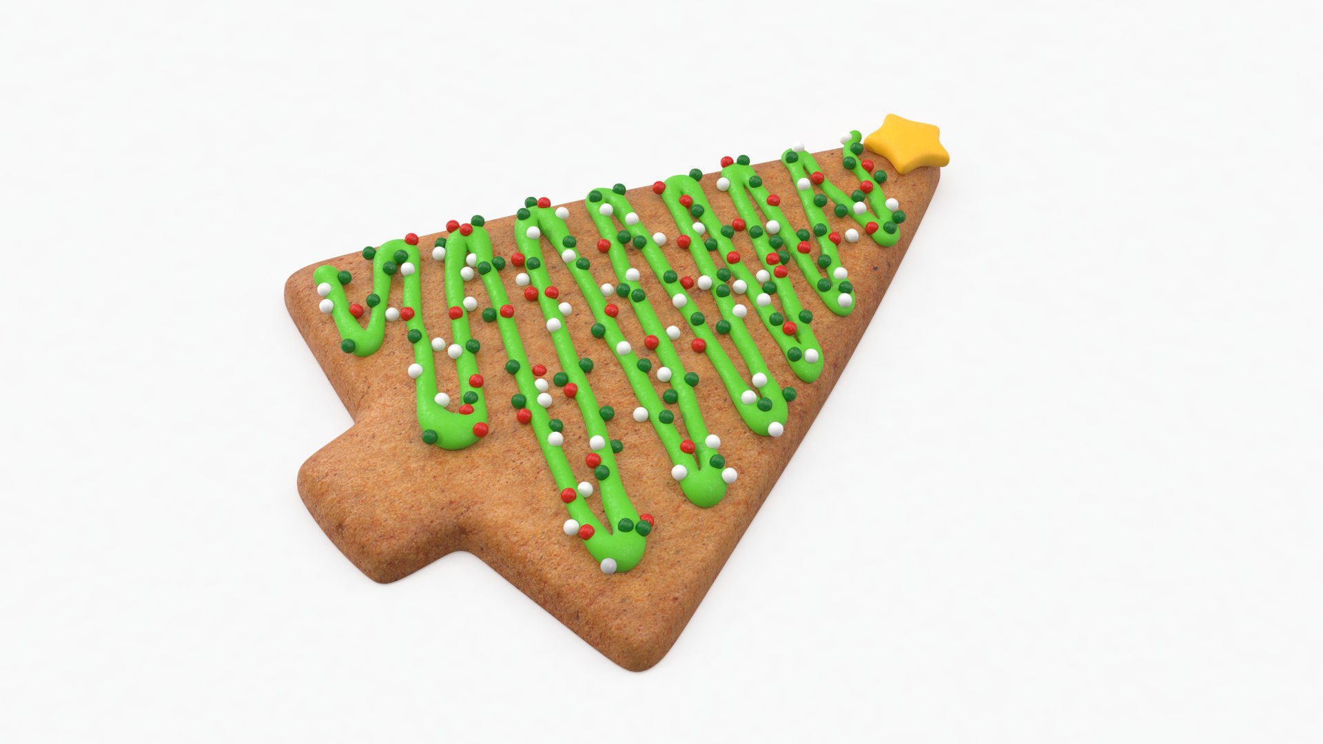 Christmas gingerbread tree 3D model - TurboSquid 1465118