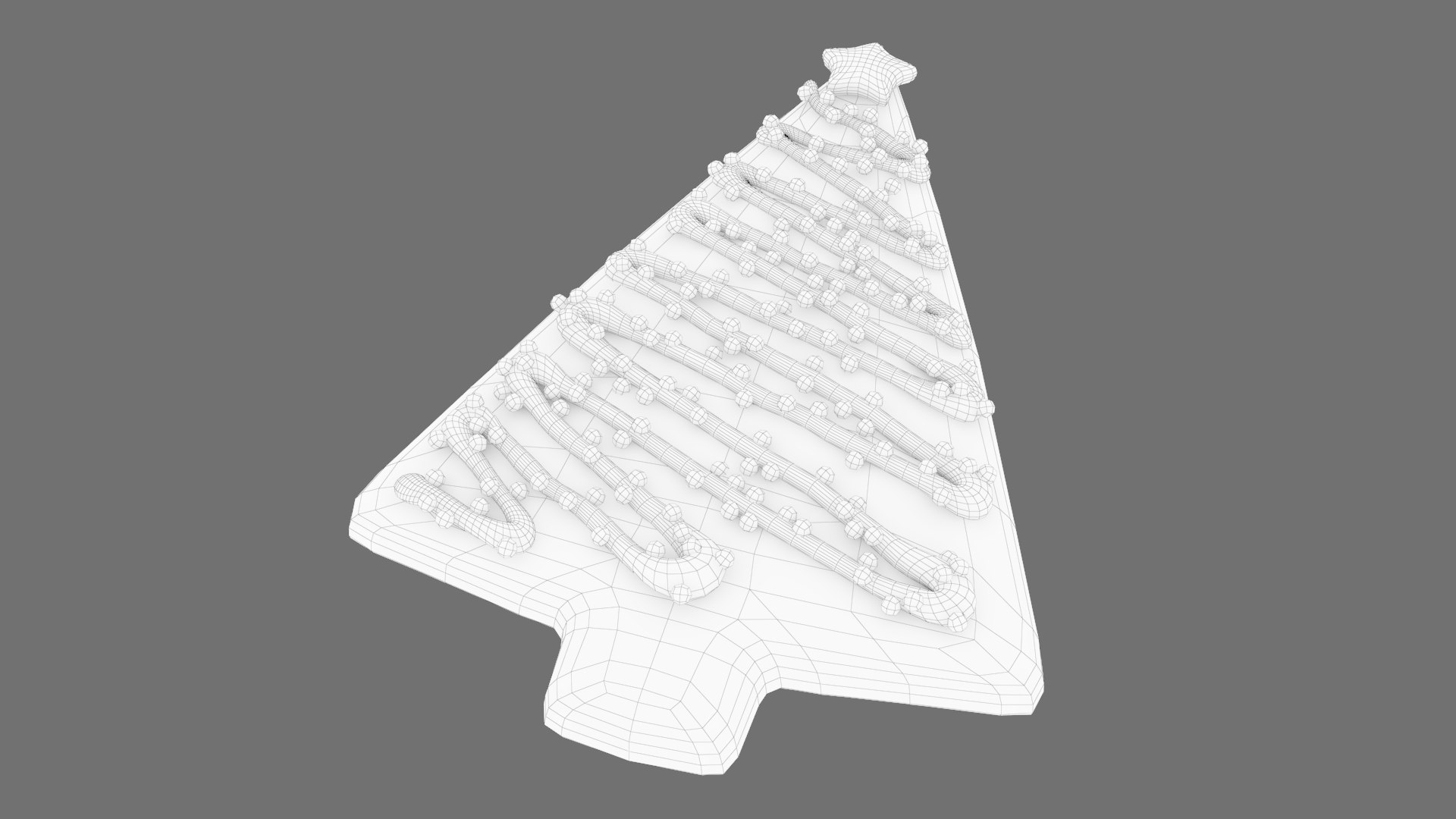 Christmas gingerbread tree 3D model - TurboSquid 1465118