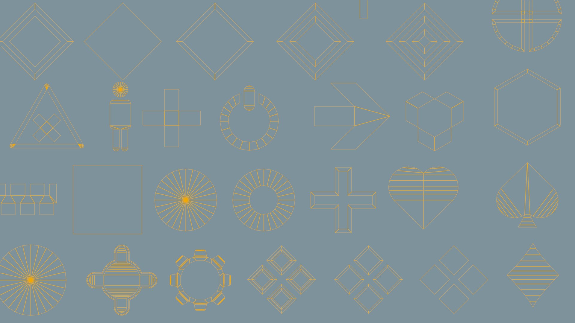 3D Model Polygon Decals 202 Pieces - Collection 3 - TurboSquid 2346713