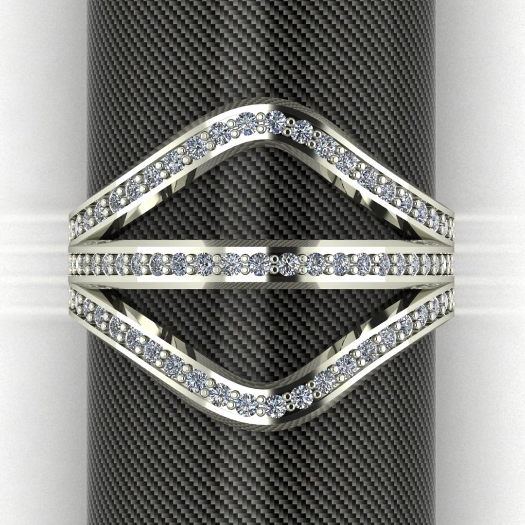 Luxury female engagement ring model - TurboSquid 1491392