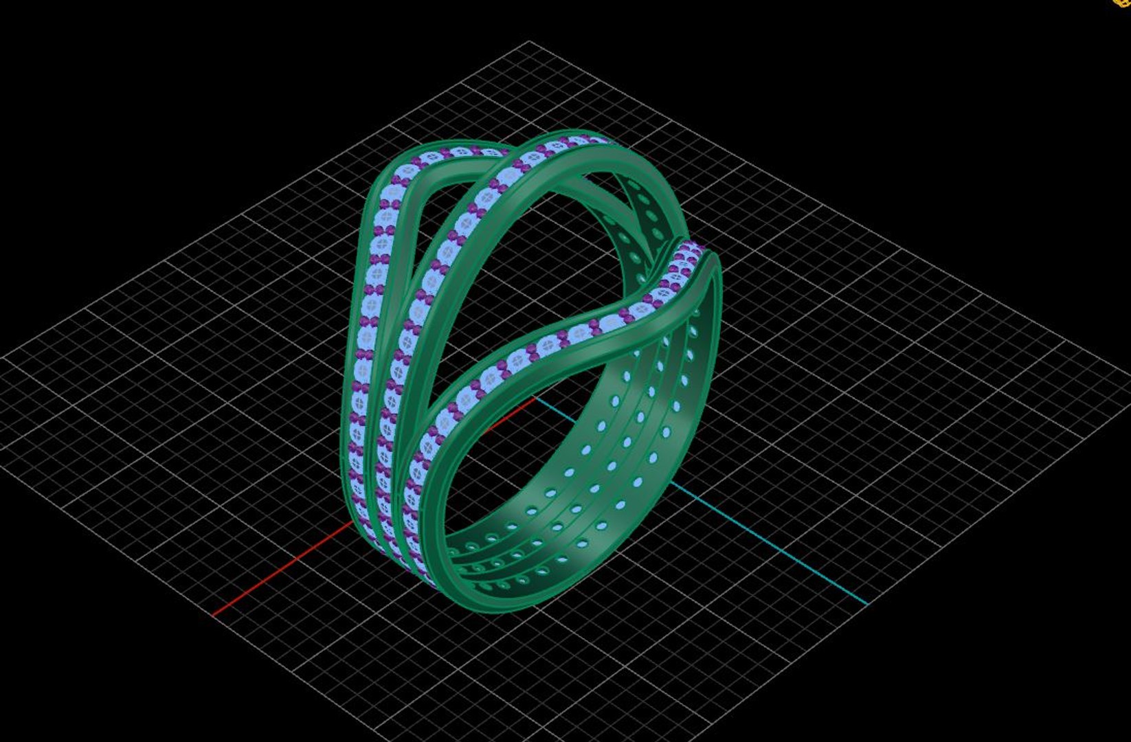 Luxury female engagement ring model - TurboSquid 1491392