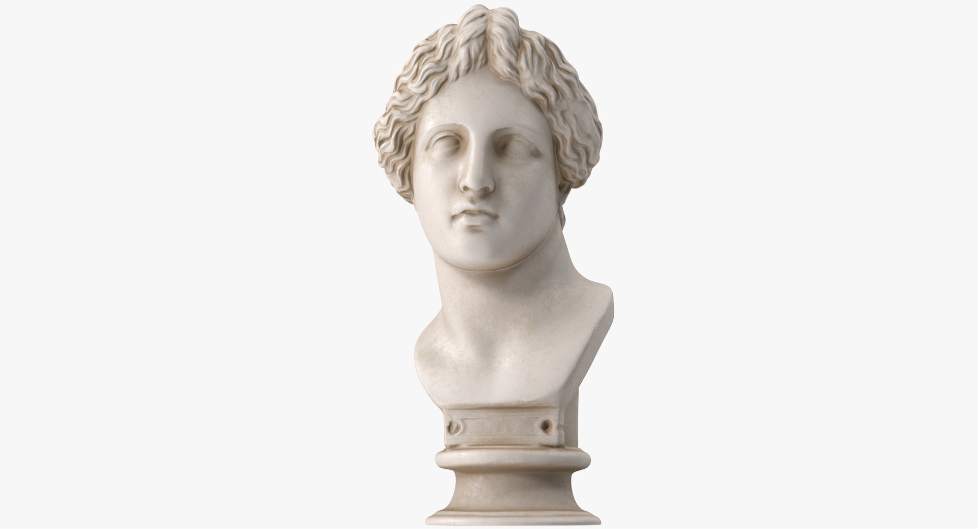 3D Model Apollo Lykeios Bust - TurboSquid 1238092