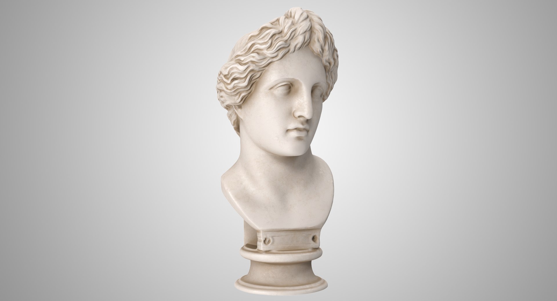 3D model apollo lykeios bust - TurboSquid 1238092