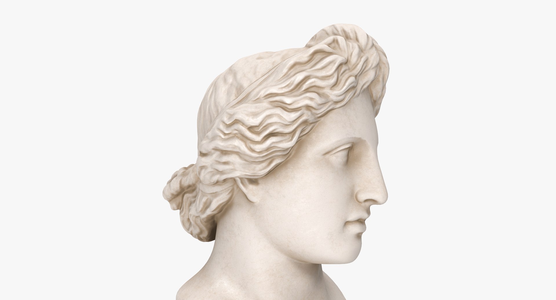 3D Model Apollo Lykeios Bust - TurboSquid 1238092