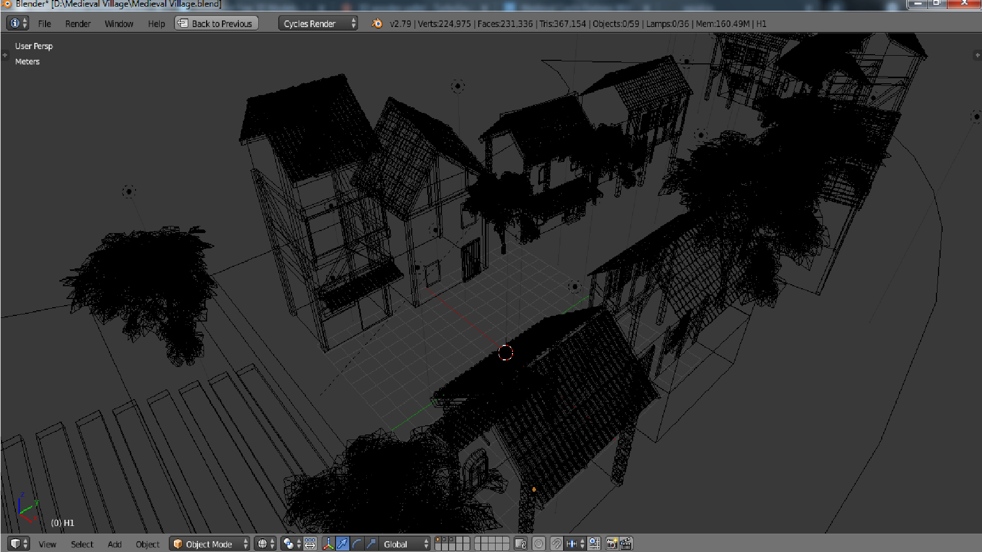 3D Medieval Village model - TurboSquid 1770810