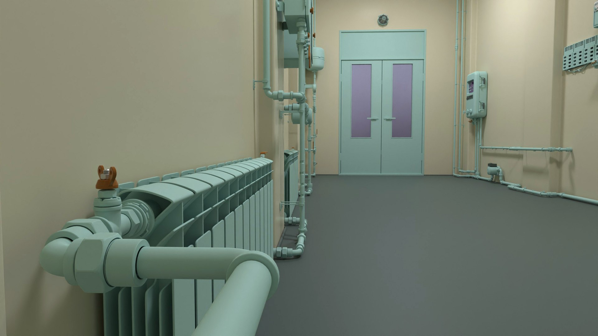 3D Heating system - TurboSquid 2139446