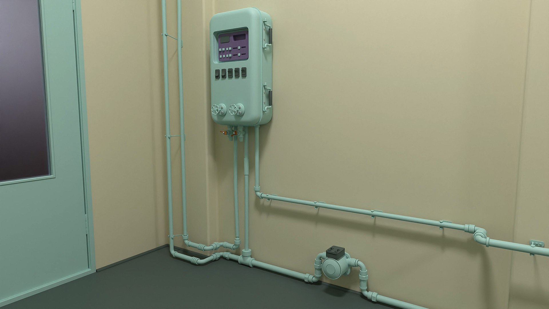 3D Heating system - TurboSquid 2139446