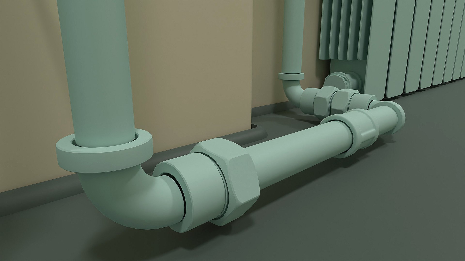 3D Heating system - TurboSquid 2139446