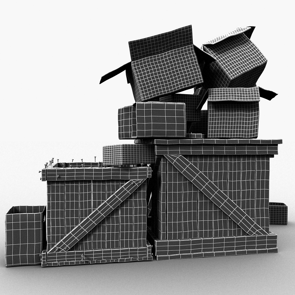 3d junk wood paper